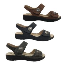 Ladies Shoes Lorella Avery Slingback Comfort Sandals Adjustable Tabs ...