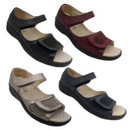 Ladies Shoes Lorella Kiara Bunion Comfort Sandals Adjustable Stretch ...