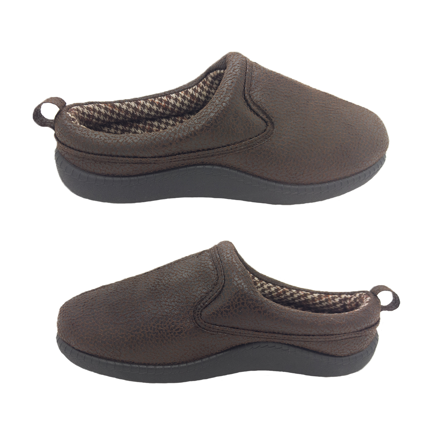Mens Slippers Grosby Henson Slip On Mule Memory Foam Cosy Slipper | eBay